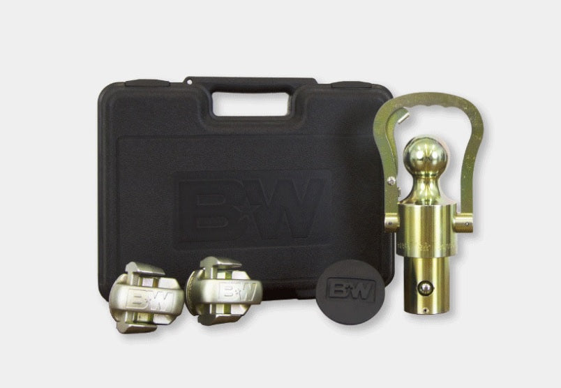 B&W Gooseneck Ball & Safety Chain Anchor Kit - GM/Chevy, Ford, Nissan ...
