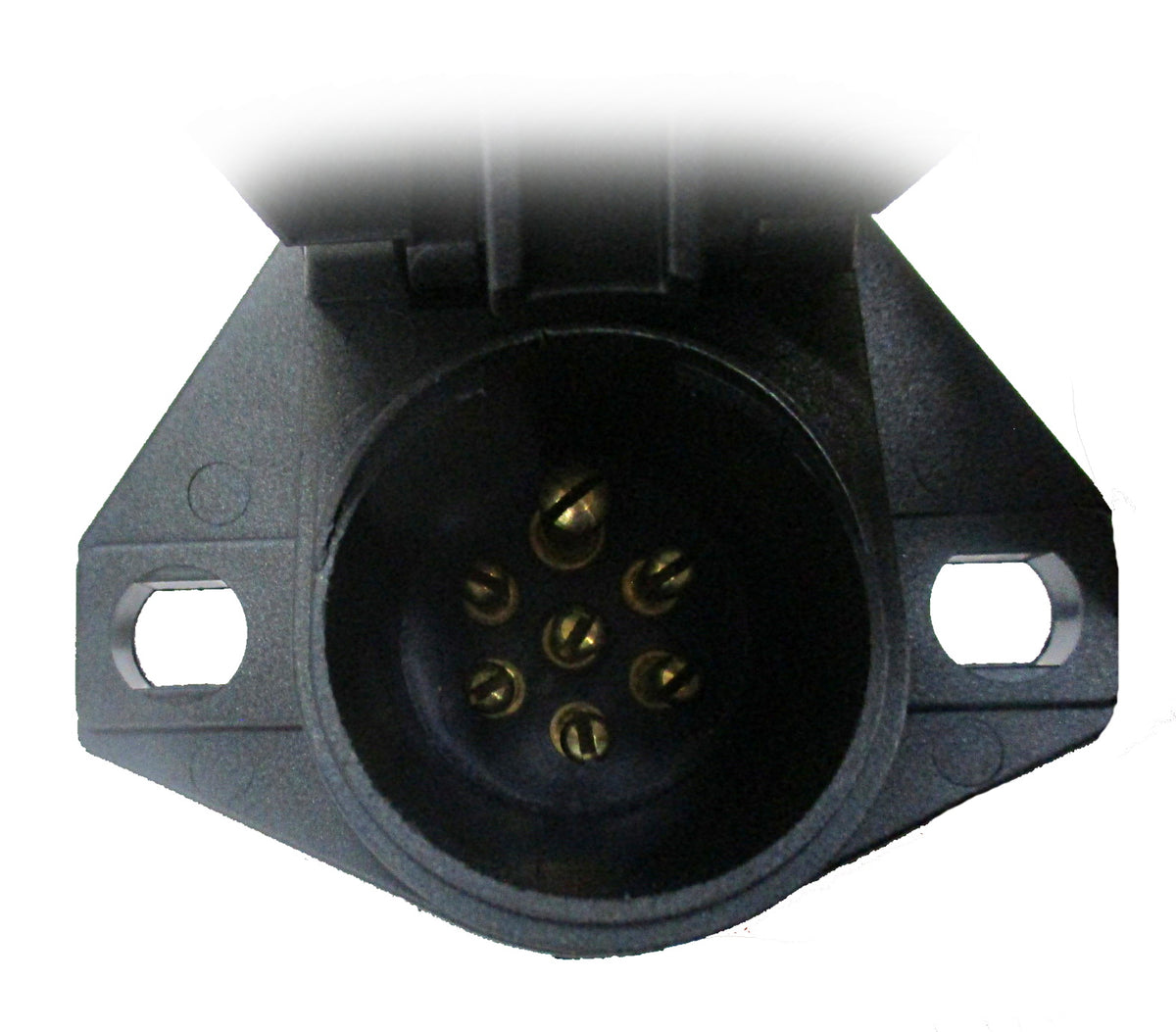 7-Way Blade to 7-Way Round Pole Plastic Adapter 12-727EP – Rondo Truck ...